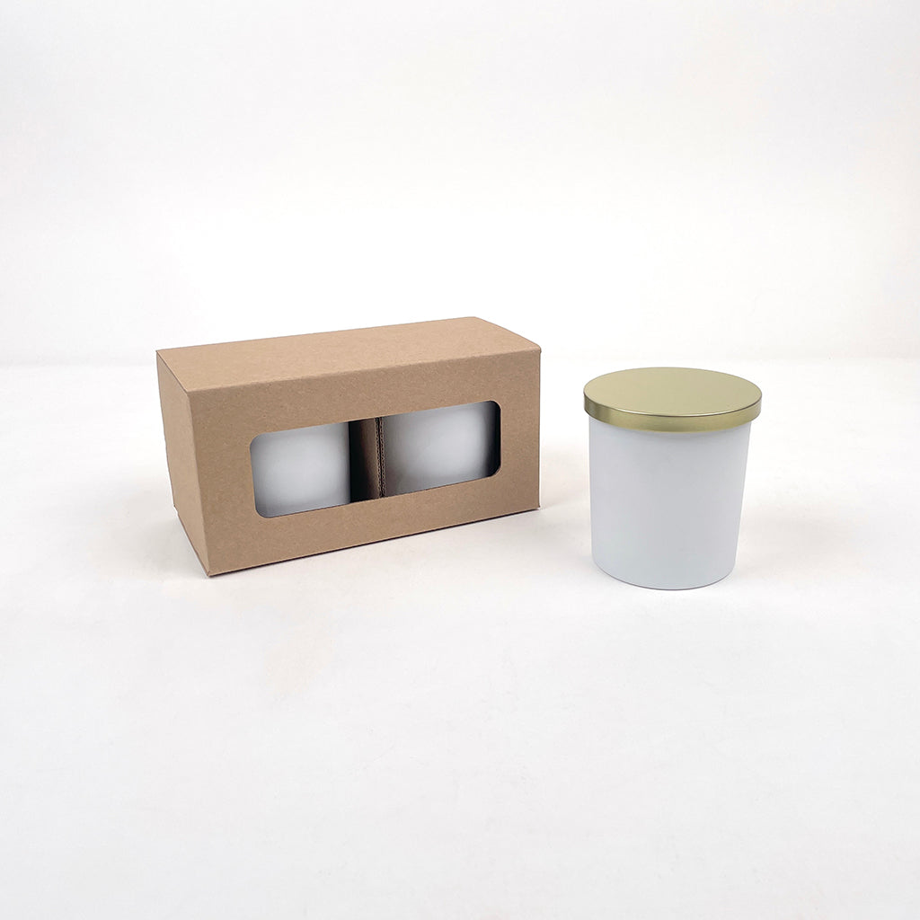 CandleScience Astra Tumbler 2-Pack Retail Box | Candle Gift Box