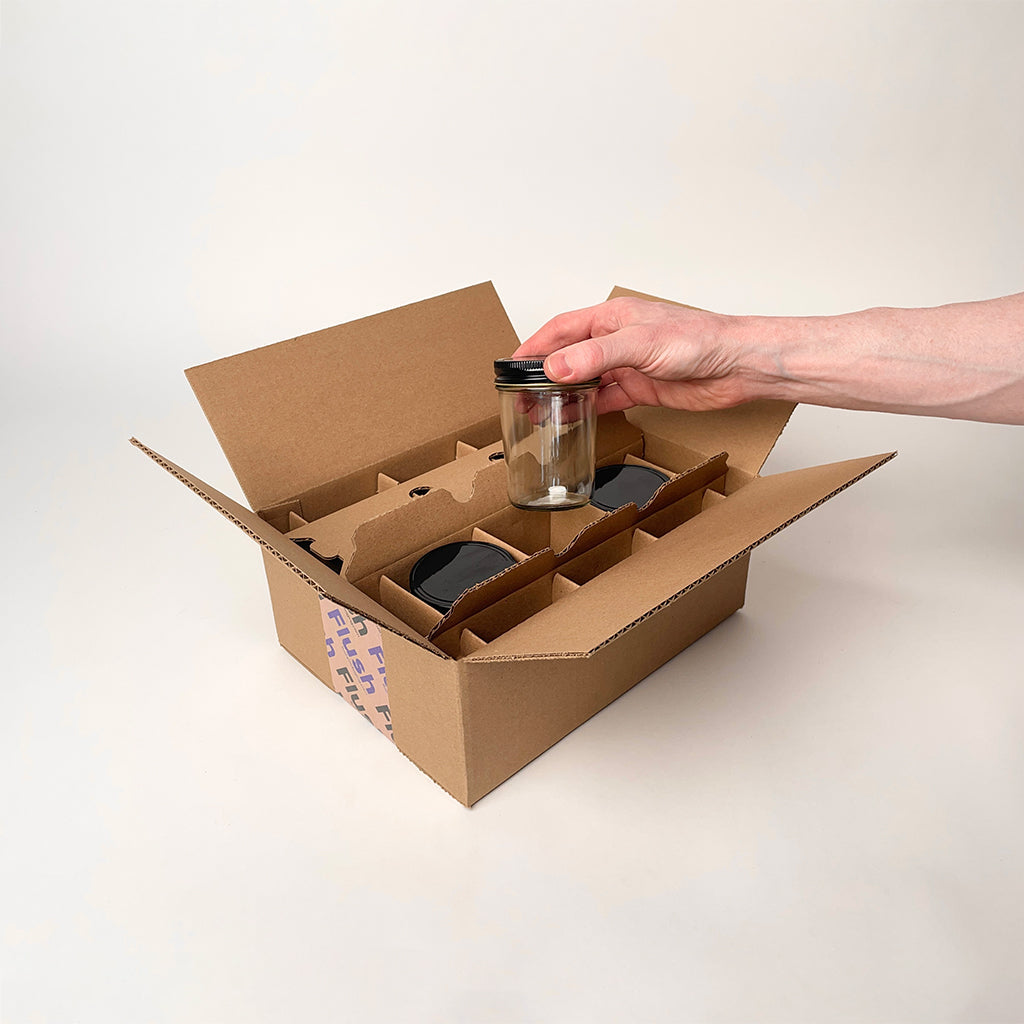 Sturdy, Presentable Packaging For CandleScience 8 oz Jelly Jars