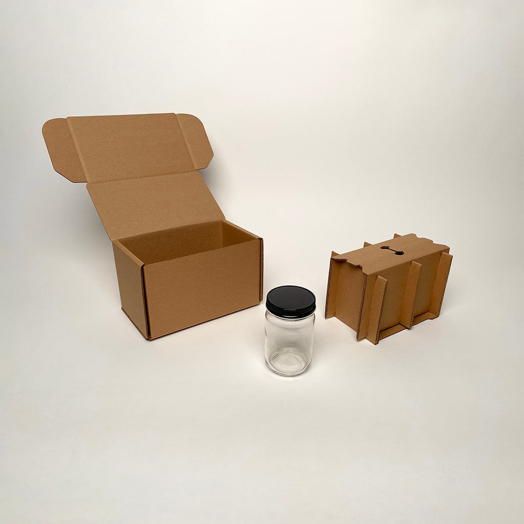 Eco-Friendly, Protective Packaging for Economy Round Jars