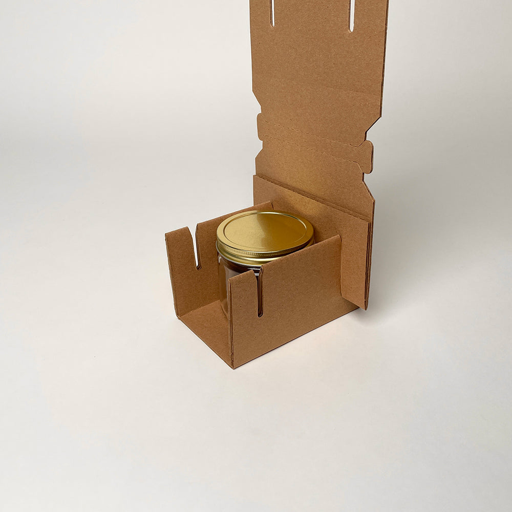 12 oz Straight Sided Glass Jar Shipping Box | Candle Boxes