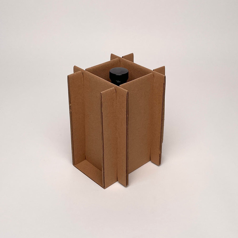 16 oz Boston Round Glass Bottle Shipping Box | Eco-Friendly Boxes