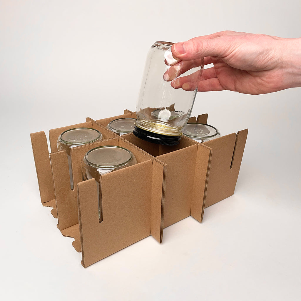 CandleScience 16 oz Canning Jar 6-Pack Shipping Box | Candle Box