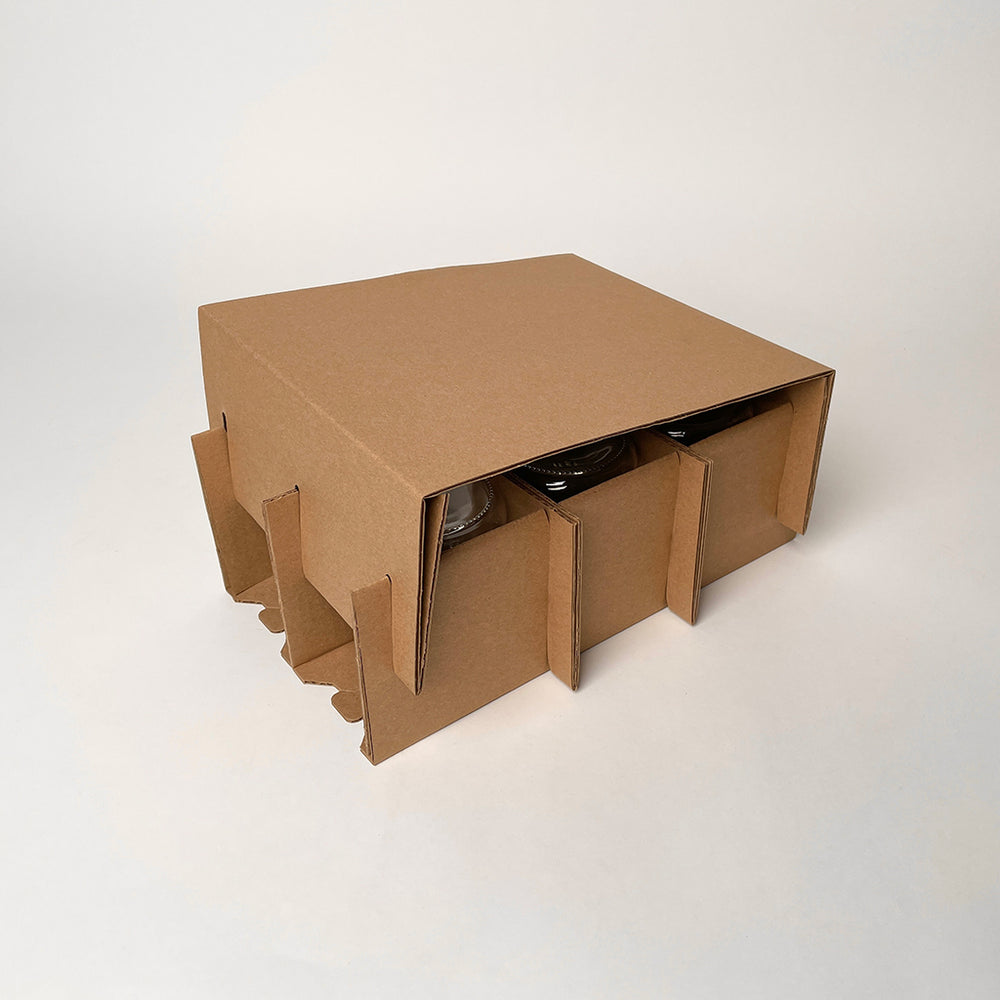 16 oz Salsa Jar 6-Pack Shipping Box | Salsa Jar Packaging