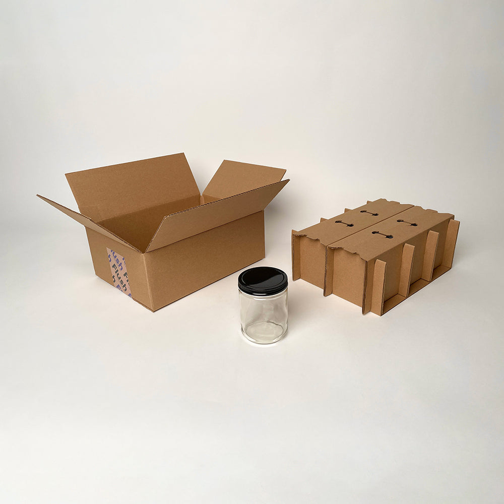 Eco-Friendly Shipping Boxes for Glass Jars, Mason Jars, & Candle Tins ...