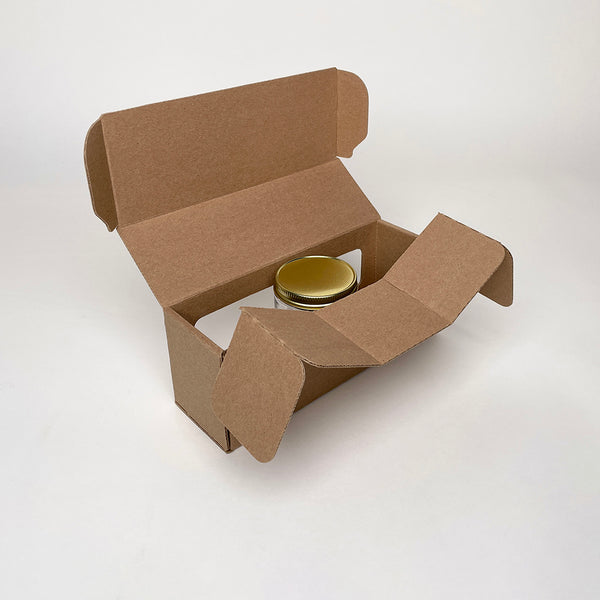 Chili Oil Packaging | 6 oz Straight Sided Jar 3-Pack Retail Box