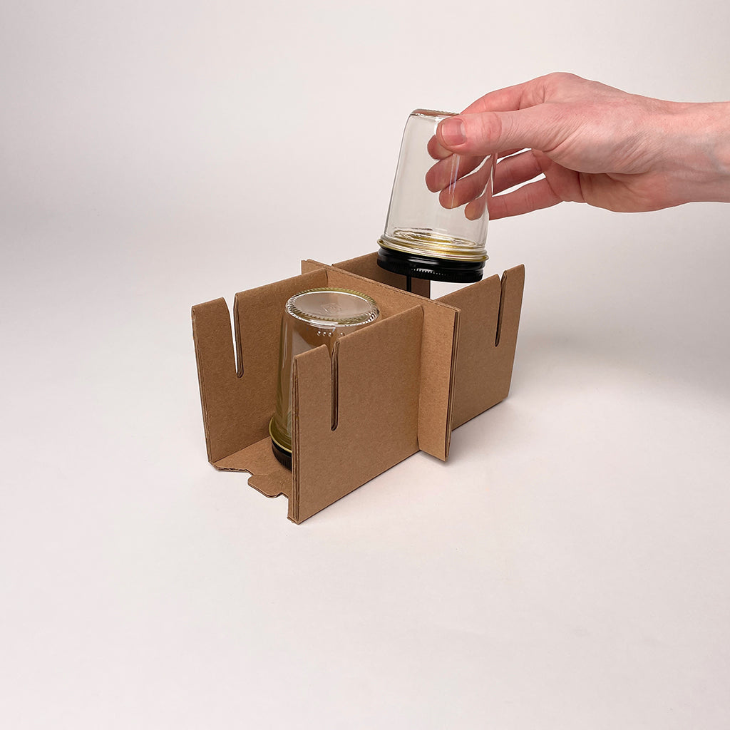 8 oz Jelly Jar 2-Pack Shipping Box | Jelly Jar & Jam Jar Boxes