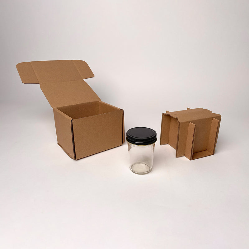 Sturdy, Presentable Packaging For CandleScience 8 oz Jelly Jars - Flush ...