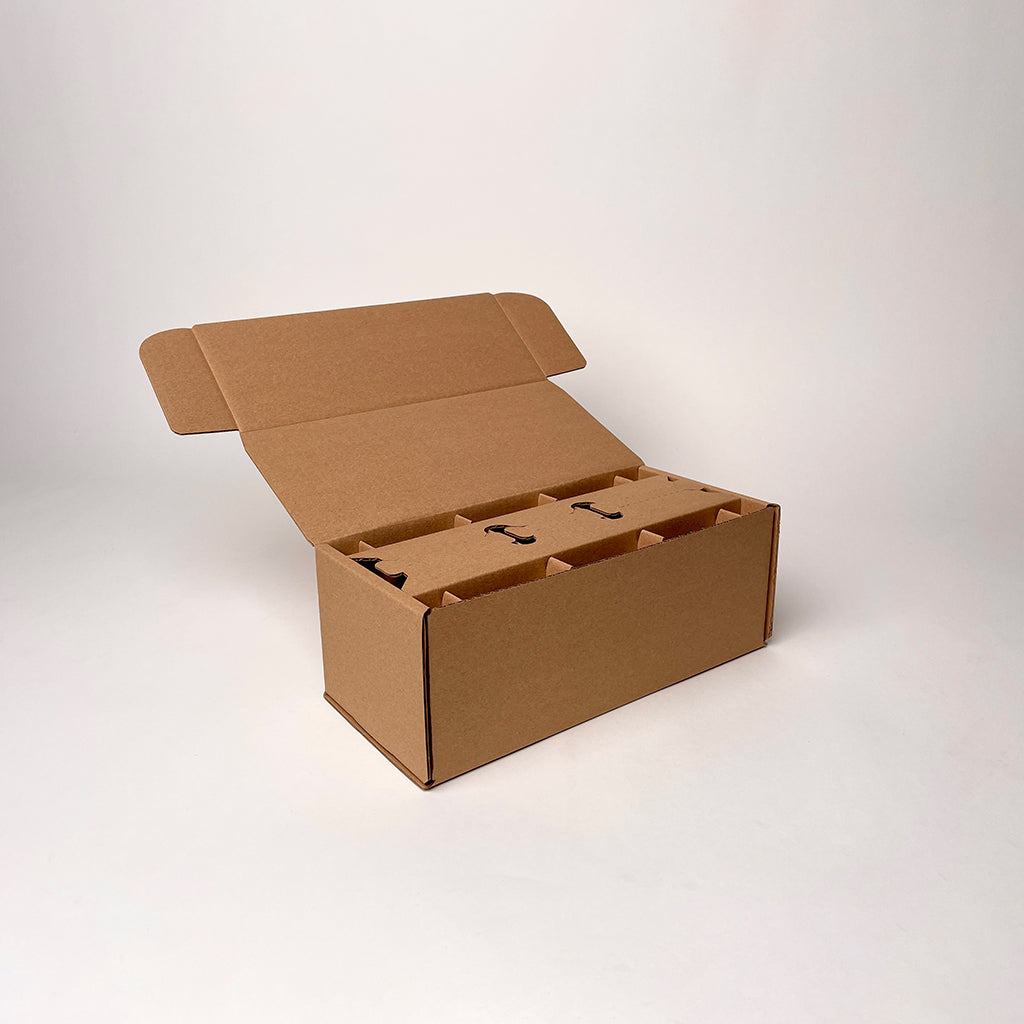 8 oz Straight Sided Jelly Jar 3-Pack Shipping Box | Eco-Friendly