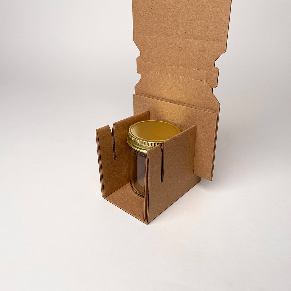 8 oz Straight Sided Jelly Jar Shipping Box | Jelly Jar Boxes