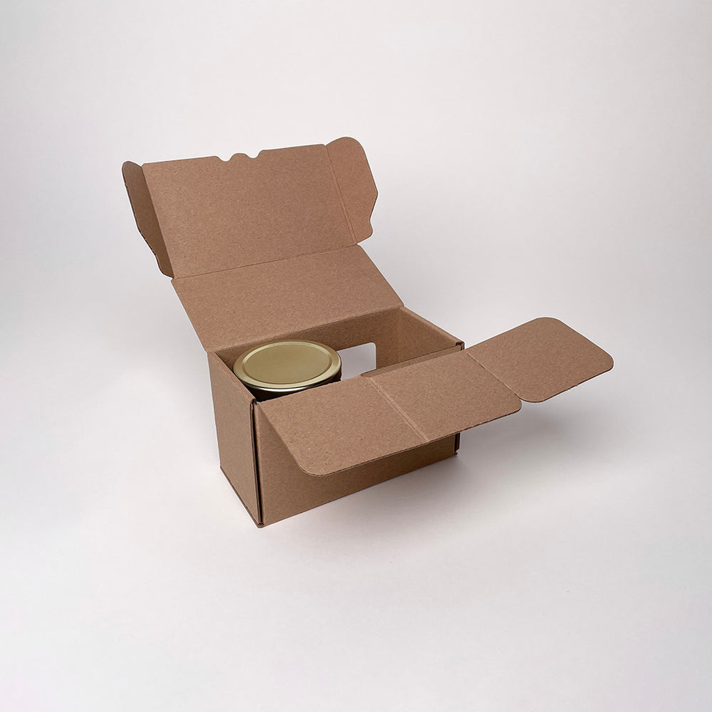 9 oz Straight Sided Glass Jar 2-Pack Retail Box | DIY Candle