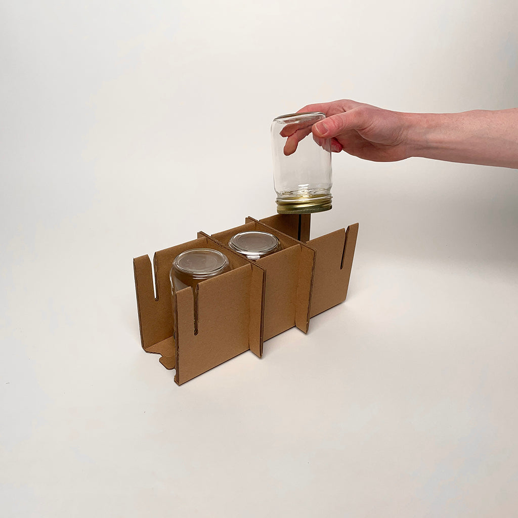 CandleScience 12 oz Canning Jar 3-Pack Shipping Box for Candles