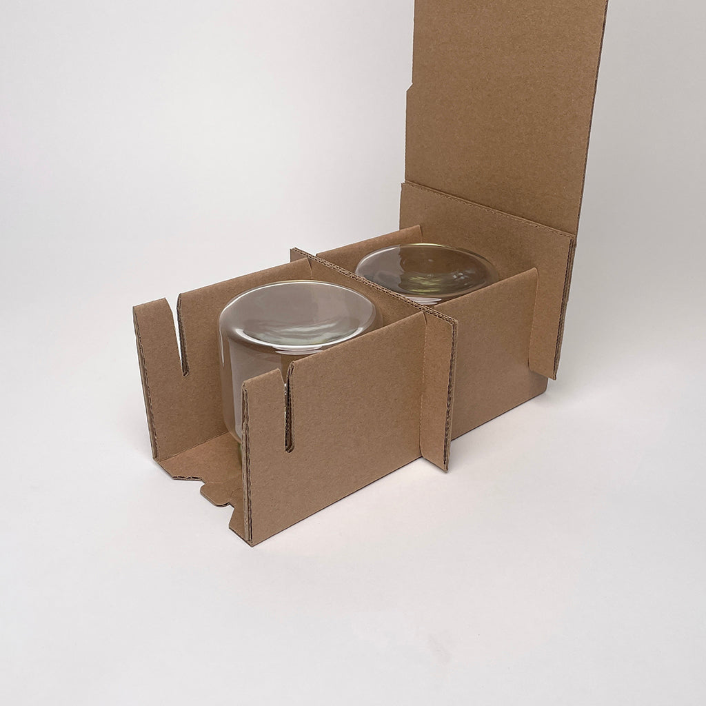 16 oz Apothecary Jar 2-Pack Shipping Box | Candle Packaging