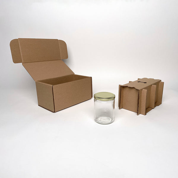16 oz Salsa Jar 2-Pack Shipping Box | Salsa Jar Packaging