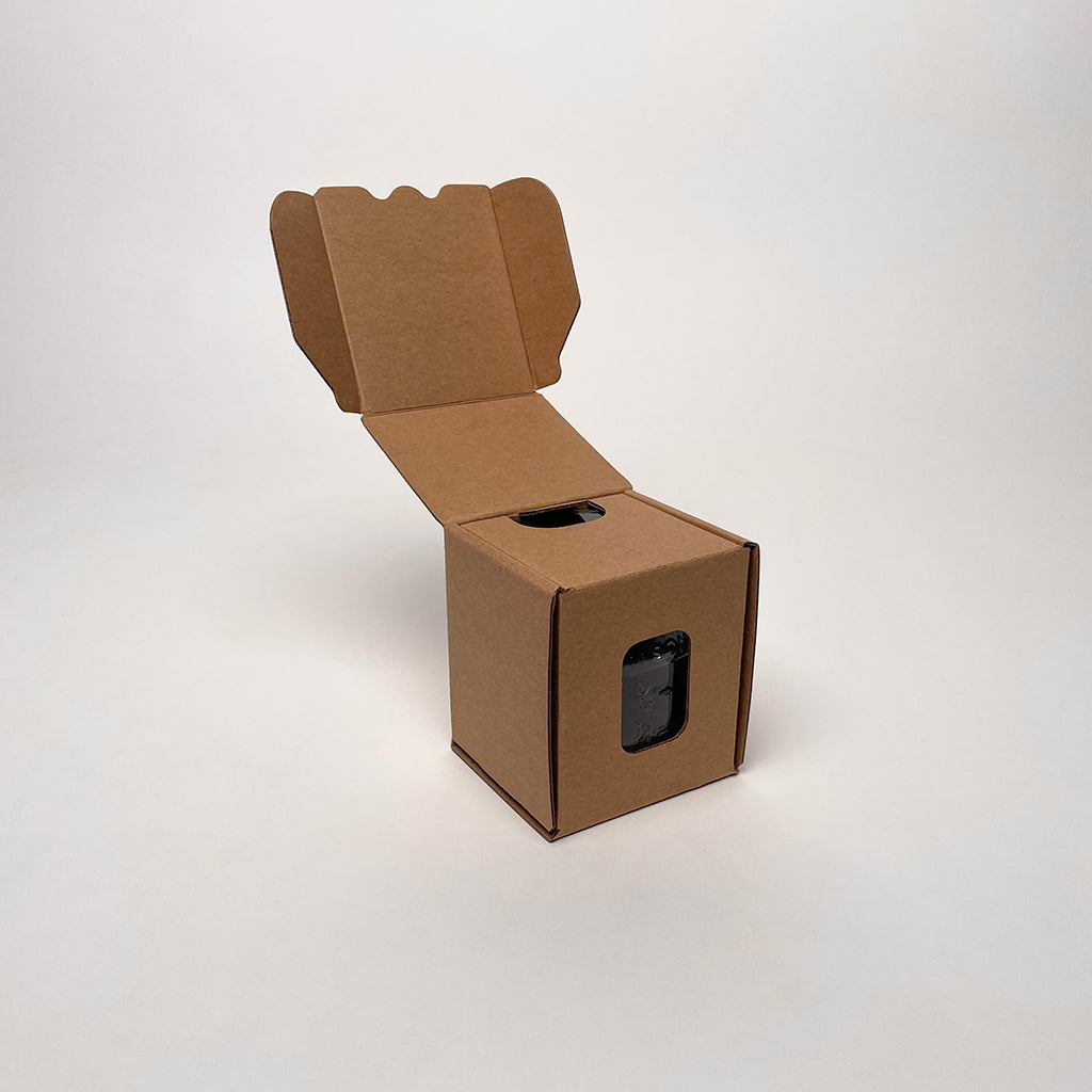 8 oz Square Mason Jar Retail Box | Shelf Ready Packaging