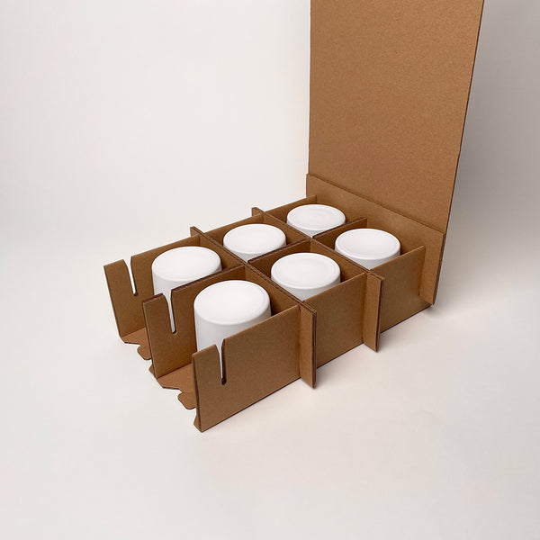 CandleScience Astra Tumbler 6-Pack Shipping Box | Candle Boxes