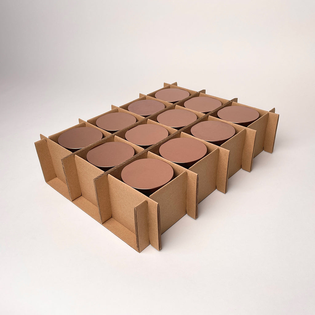Straight Sided Tumbler 12-Pack Shipping Box | Candle Boxes