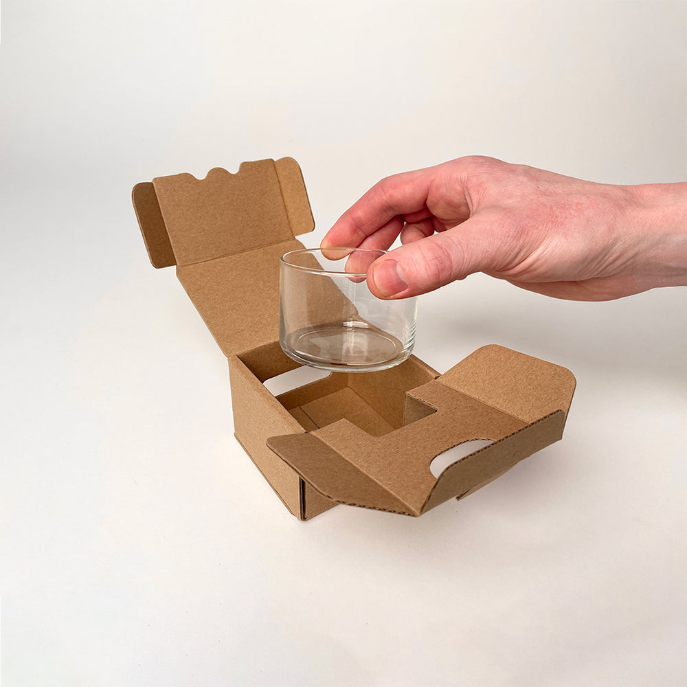 Eco-Friendly, Shippable Packaging for Libbey Tumbler Jars