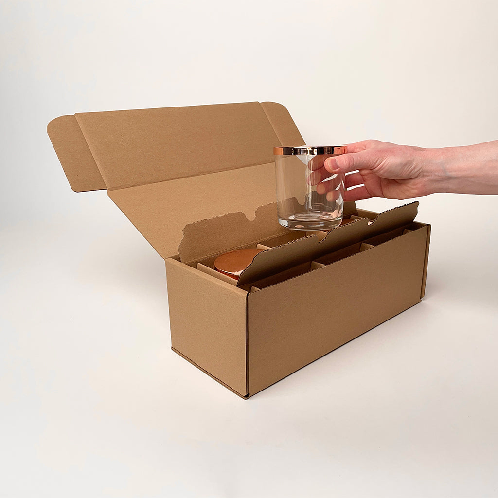 Eco-Friendly, Shippable Packaging for Libbey Tumbler Jars