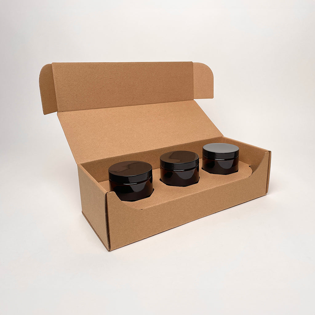 Sturdy Packaging for Makesy 9 oz Silo Straight Sided Glass Jars