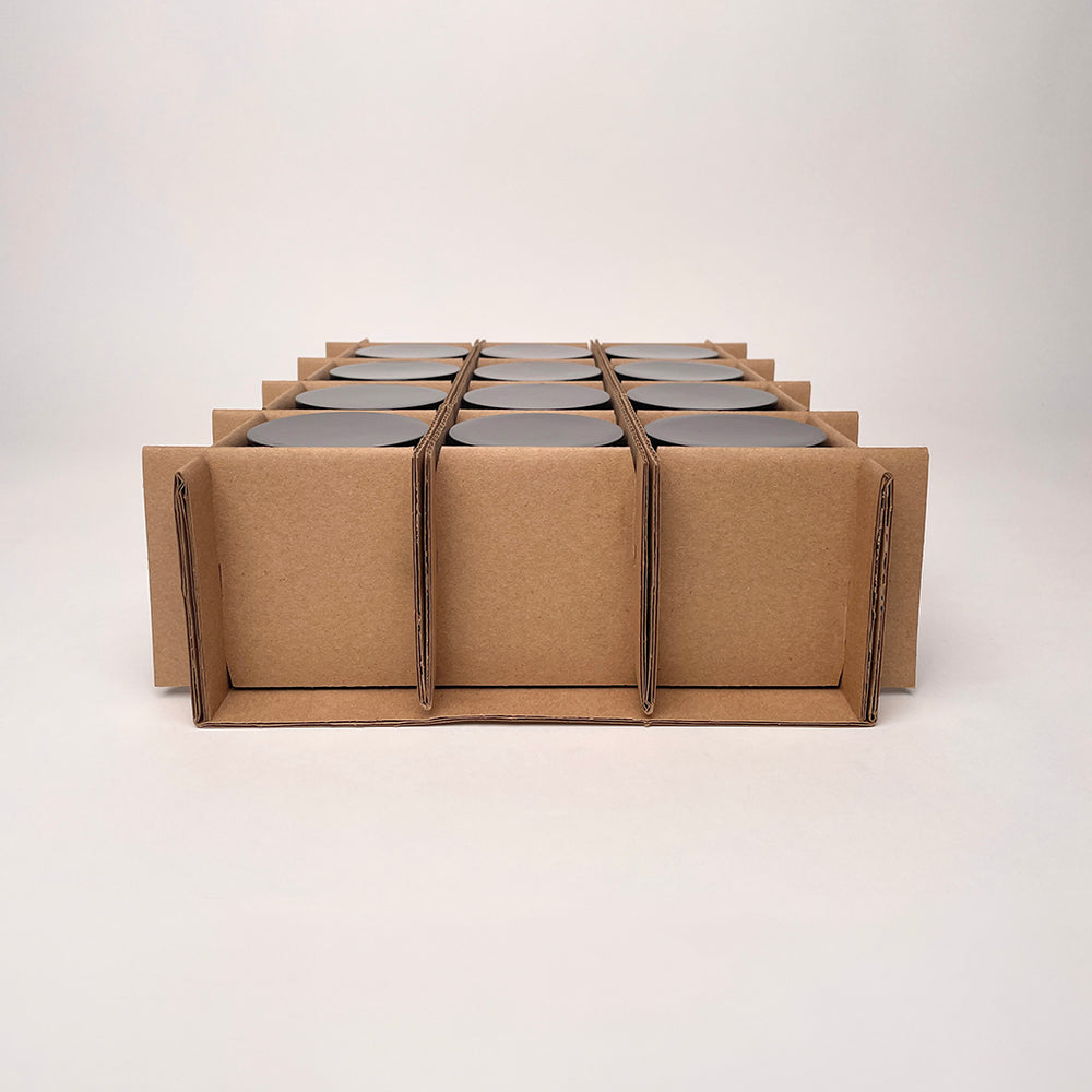 12-Pack Shipping Box for Makesy 9 oz Silo | Candle Packaging