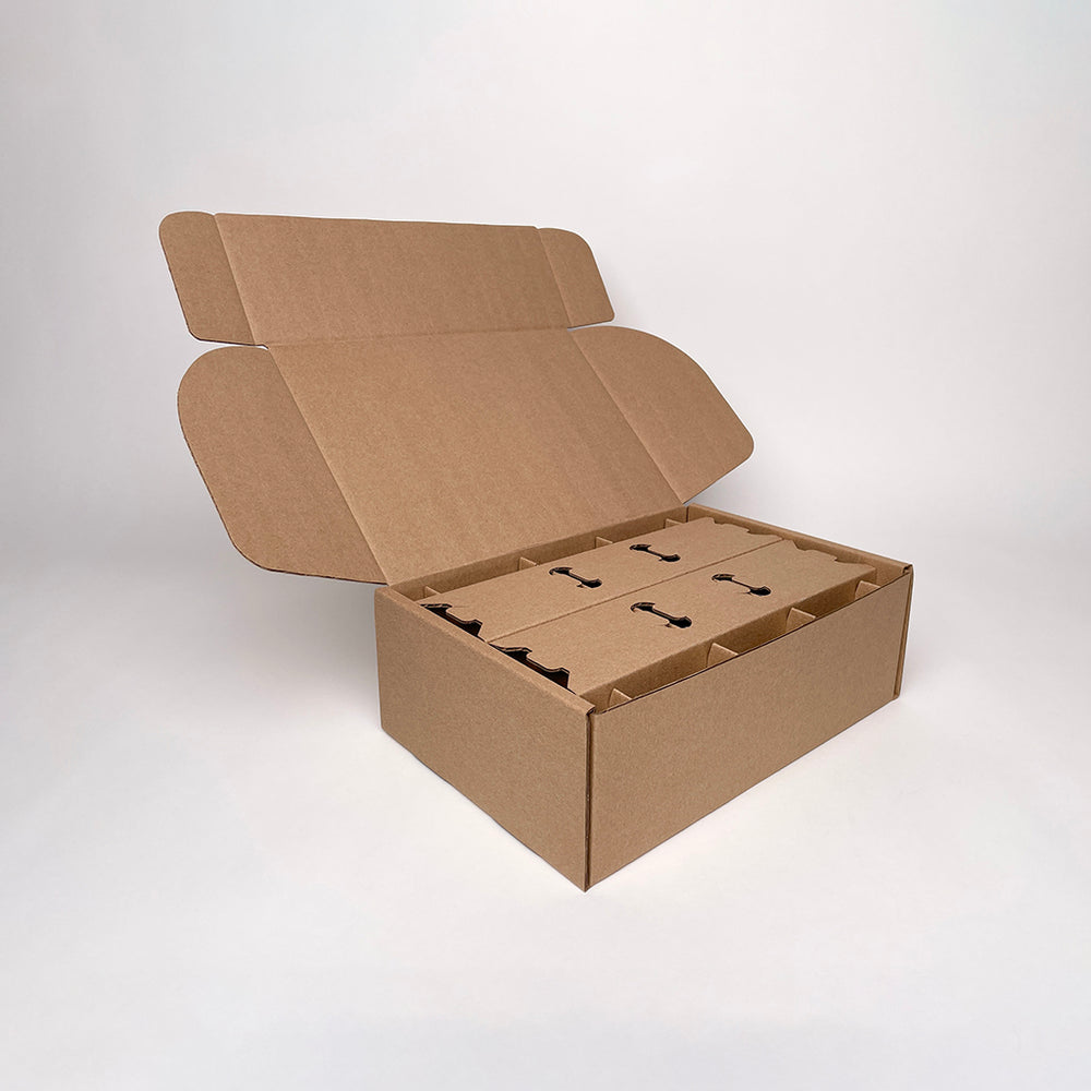 6-Pack Shipping Box for Makesy 9 oz Silo | Candle Packaging