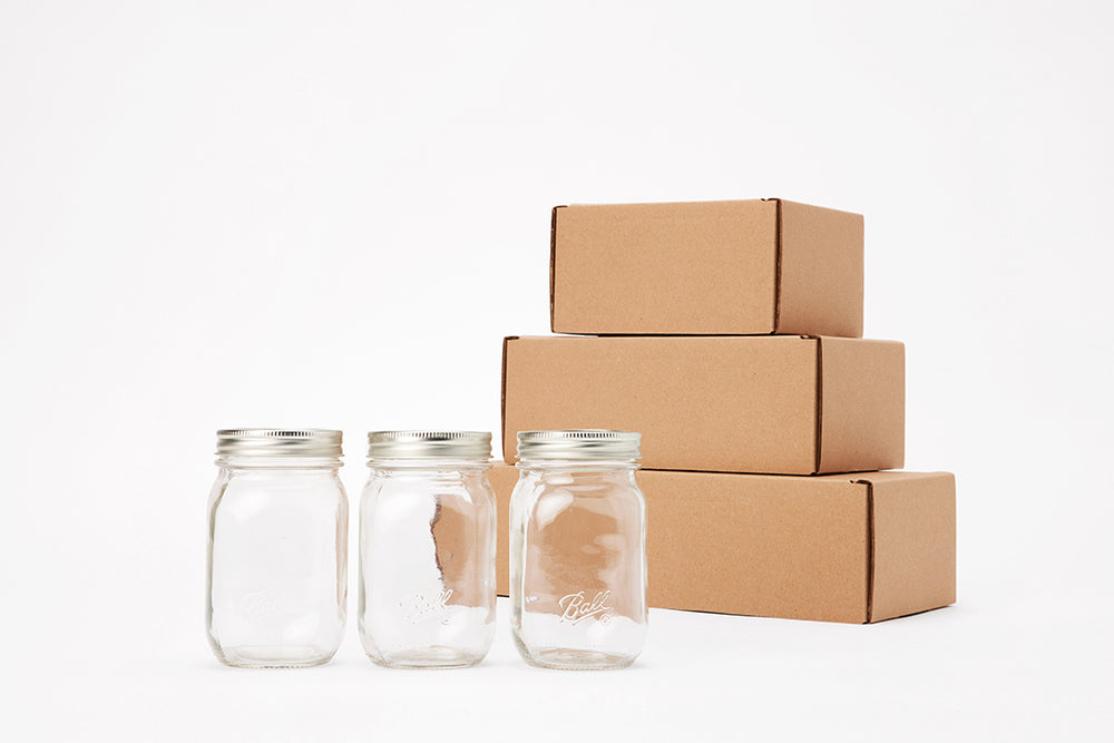 Eco-Friendly Shipping Boxes for Mason Jars, Glass Jars & Bottles