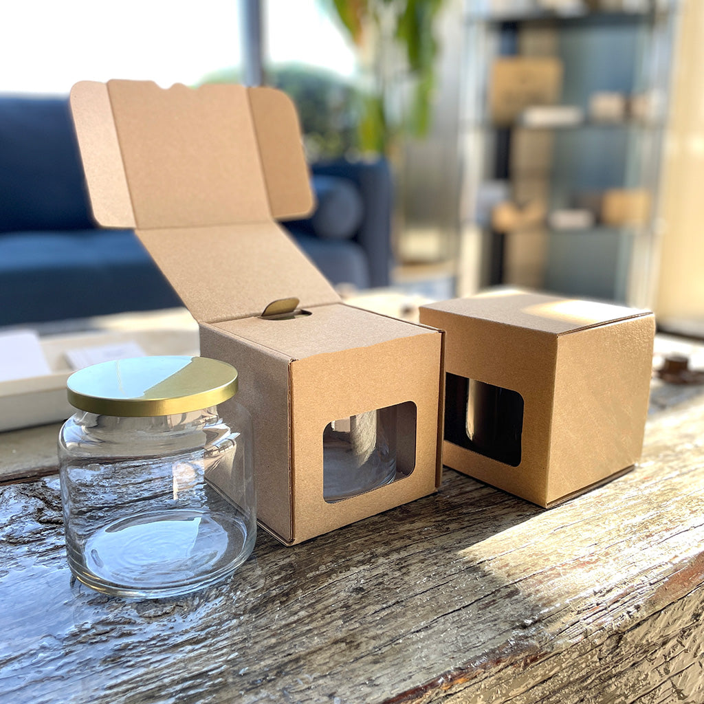 CandleScience Apothecary Jar Packaging | Candle Packaging